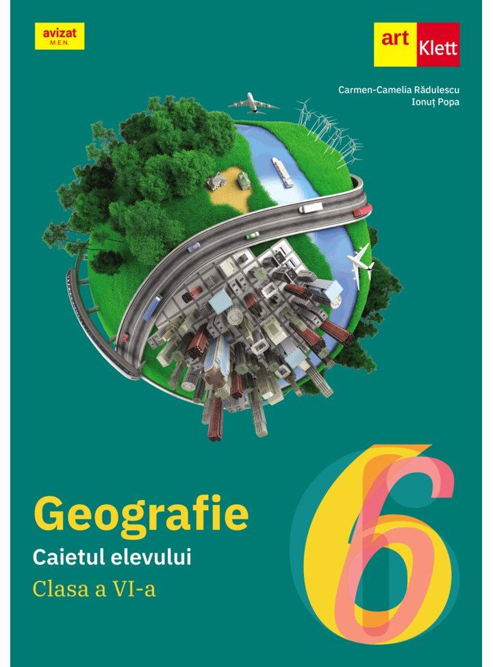 GEOGRAFIE. Clasa a VI-a. Caietul elevului - 7Carti.Ro